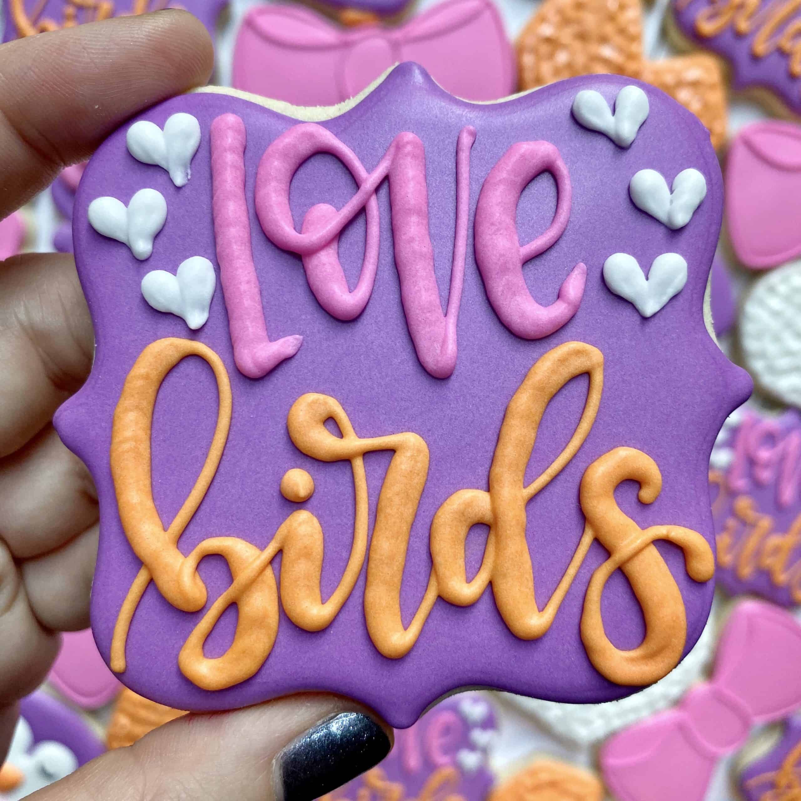 Love Birds Cookies ~ Recipe & Step-by-Step Instructions
