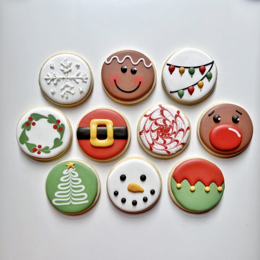 Easy Circle Christmas Cookies
