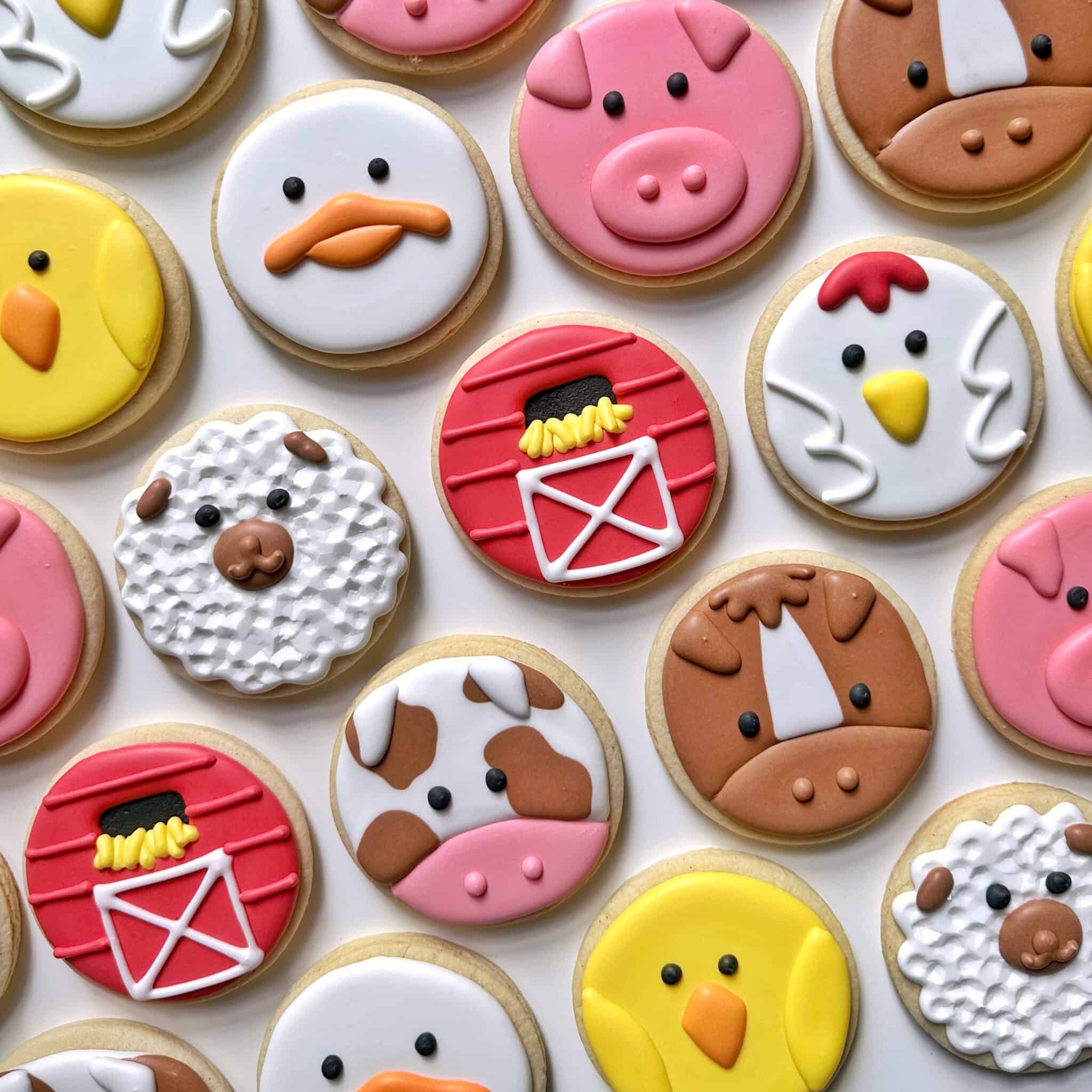 Farm Animal Cookies