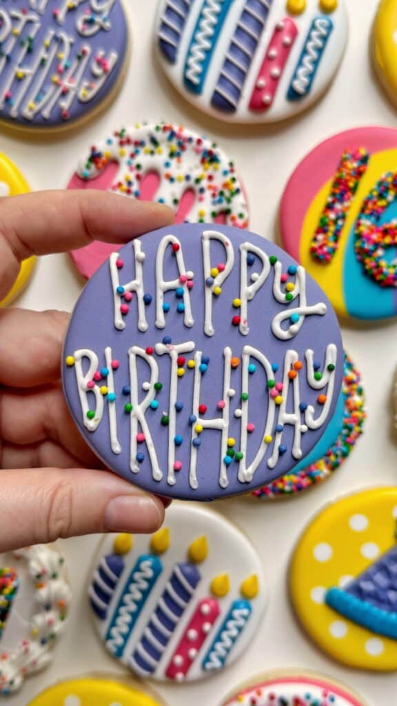 Birthday Cookies - The Graceful Baker