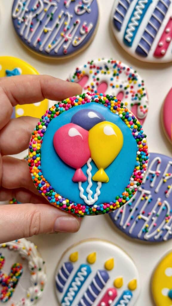 Birthday Cookies - The Graceful Baker