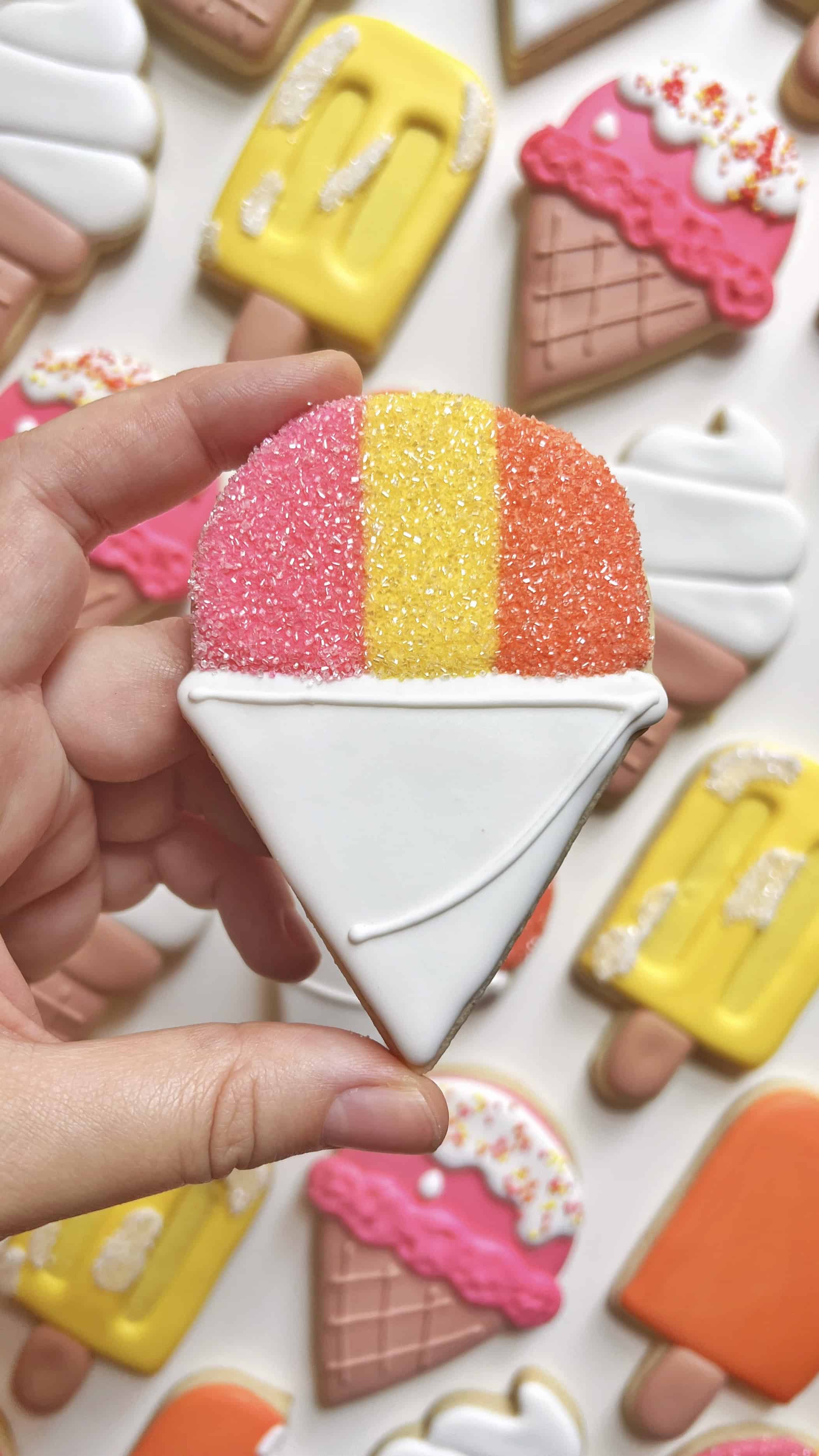 Summer Cookies ~ Ice Cream, Popsicle & Snow Cone Cookies - The Graceful ...