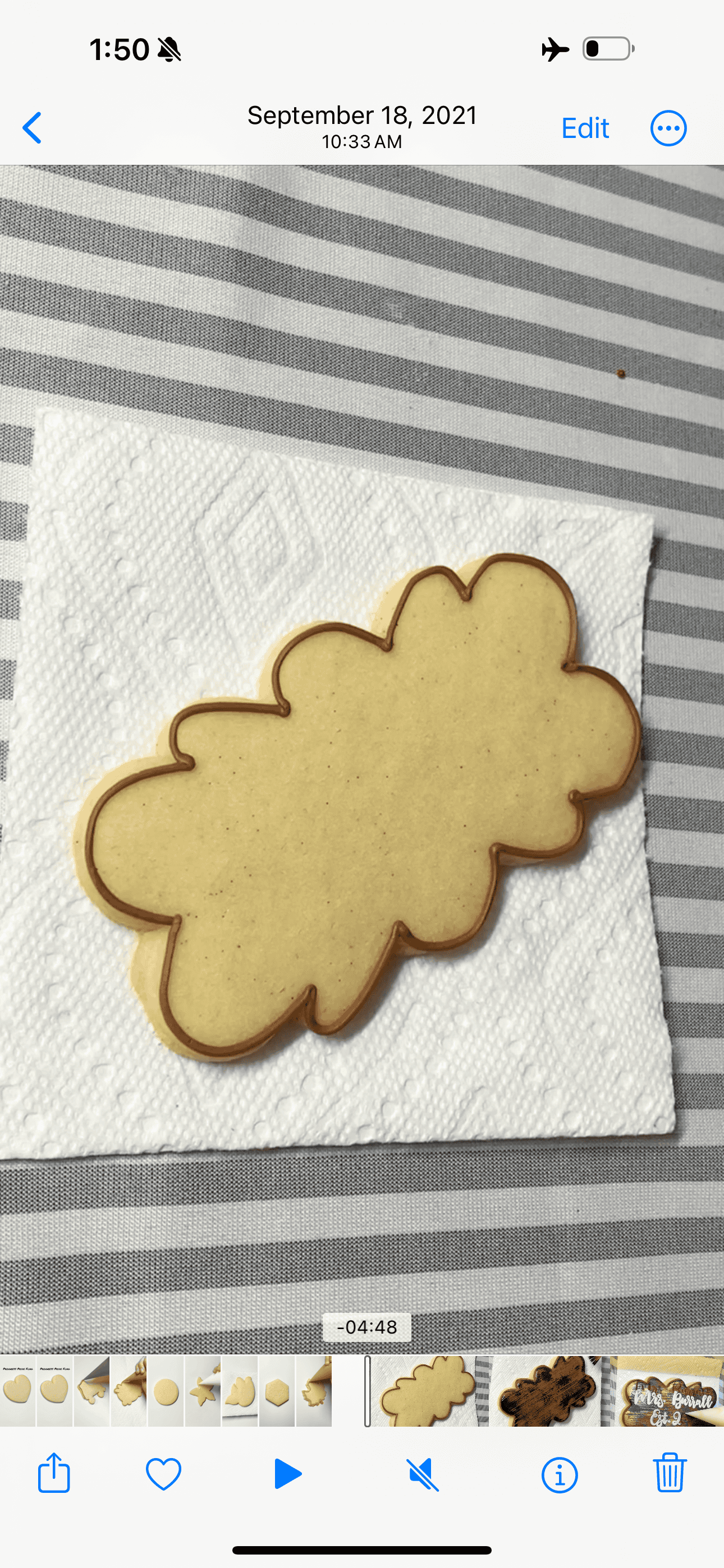 Fall Bridal Shower Cookies
