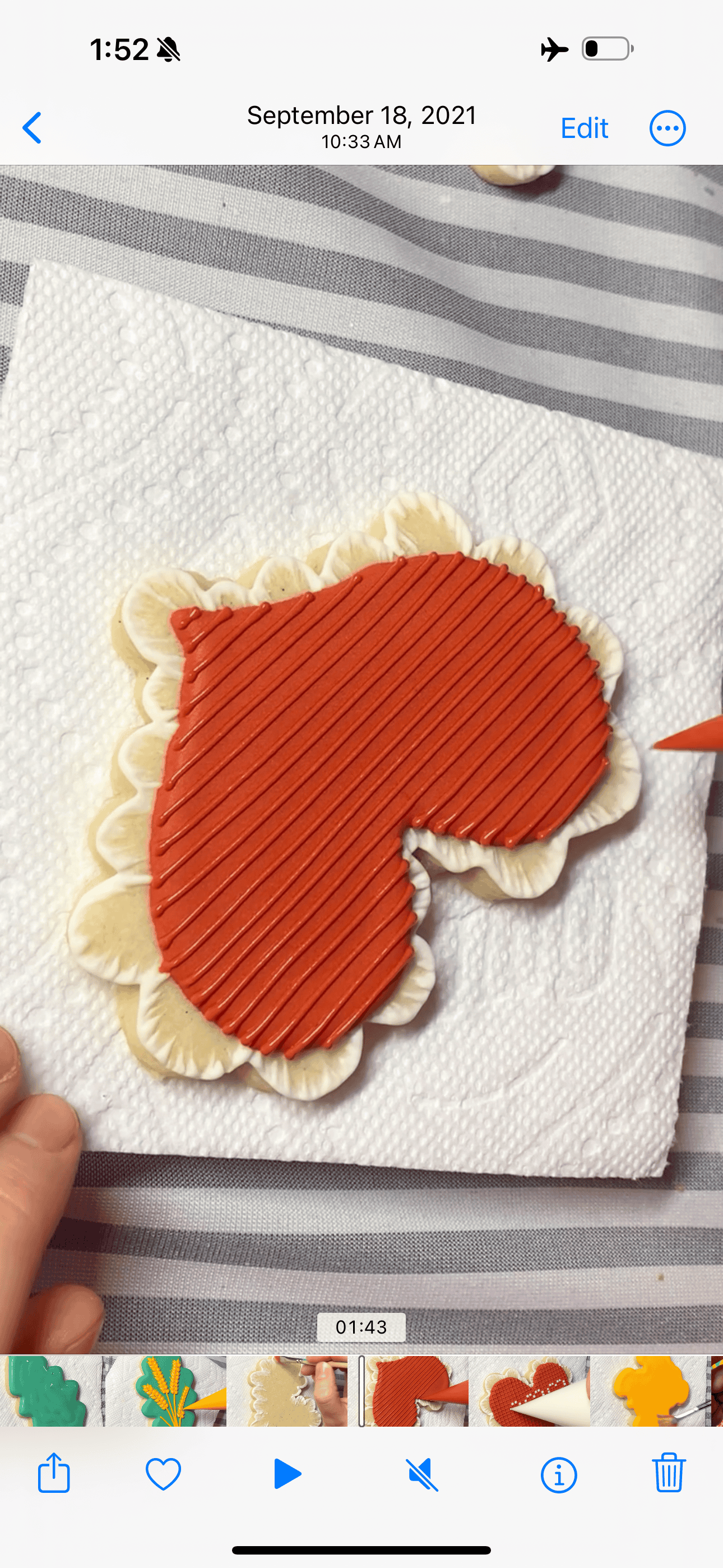 Fall Bridal Shower Cookies