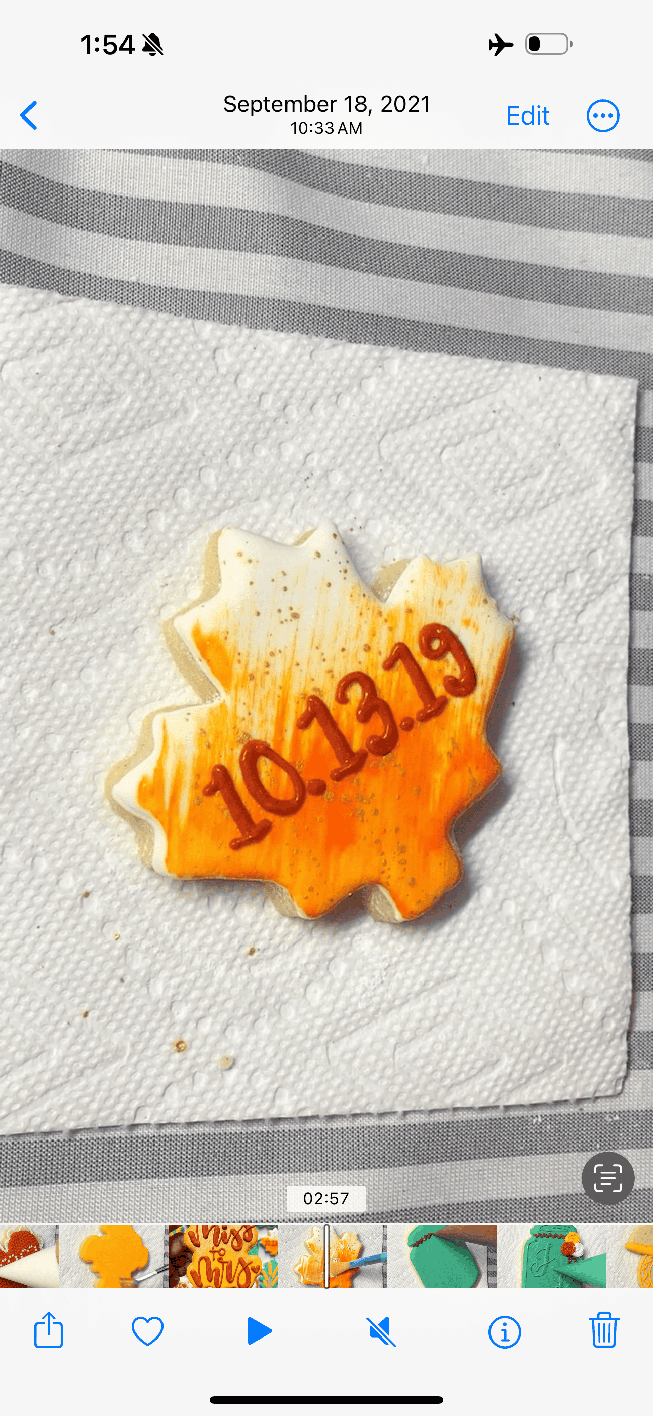 Fall Bridal Shower Cookies