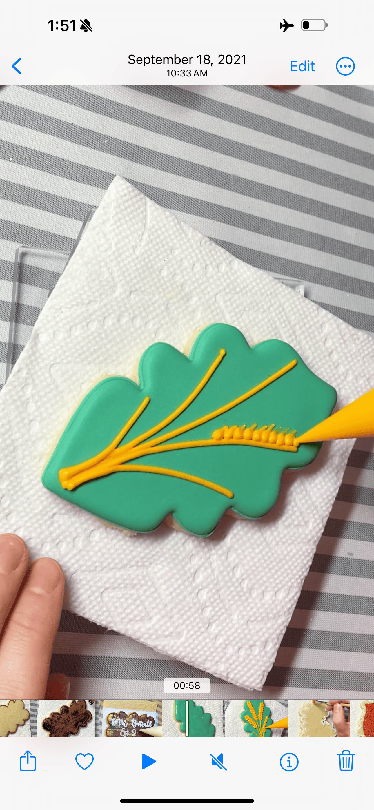 Fall Bridal Shower Cookies