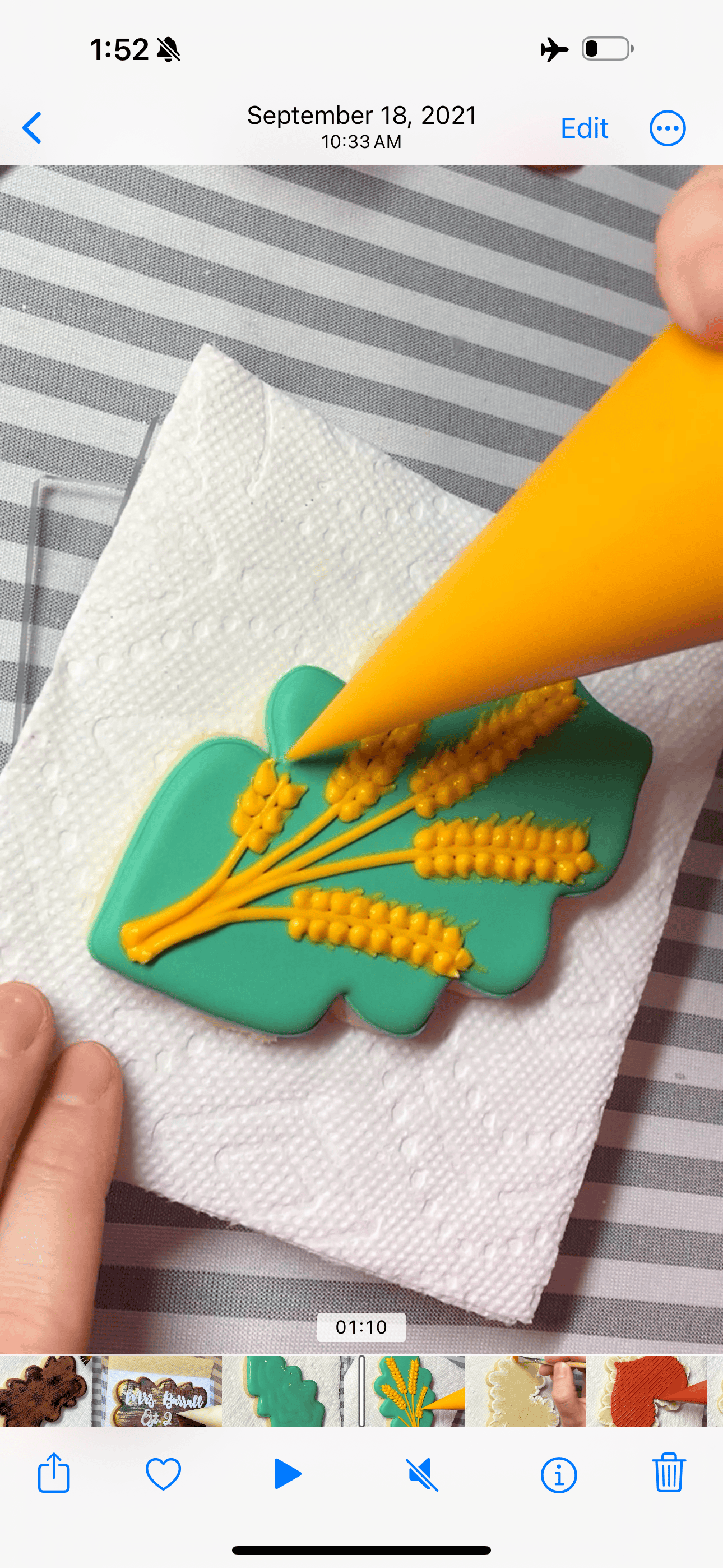 Fall Bridal Shower Cookies
