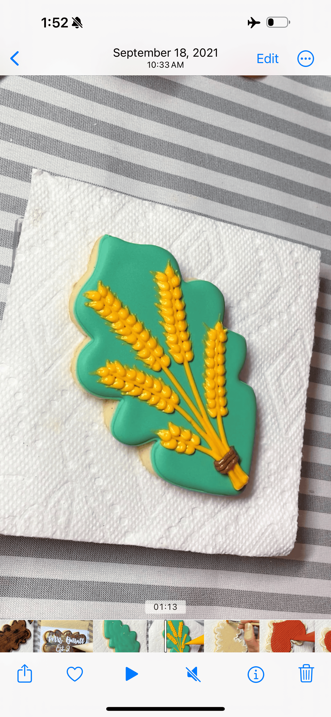 Fall Bridal Shower Cookies