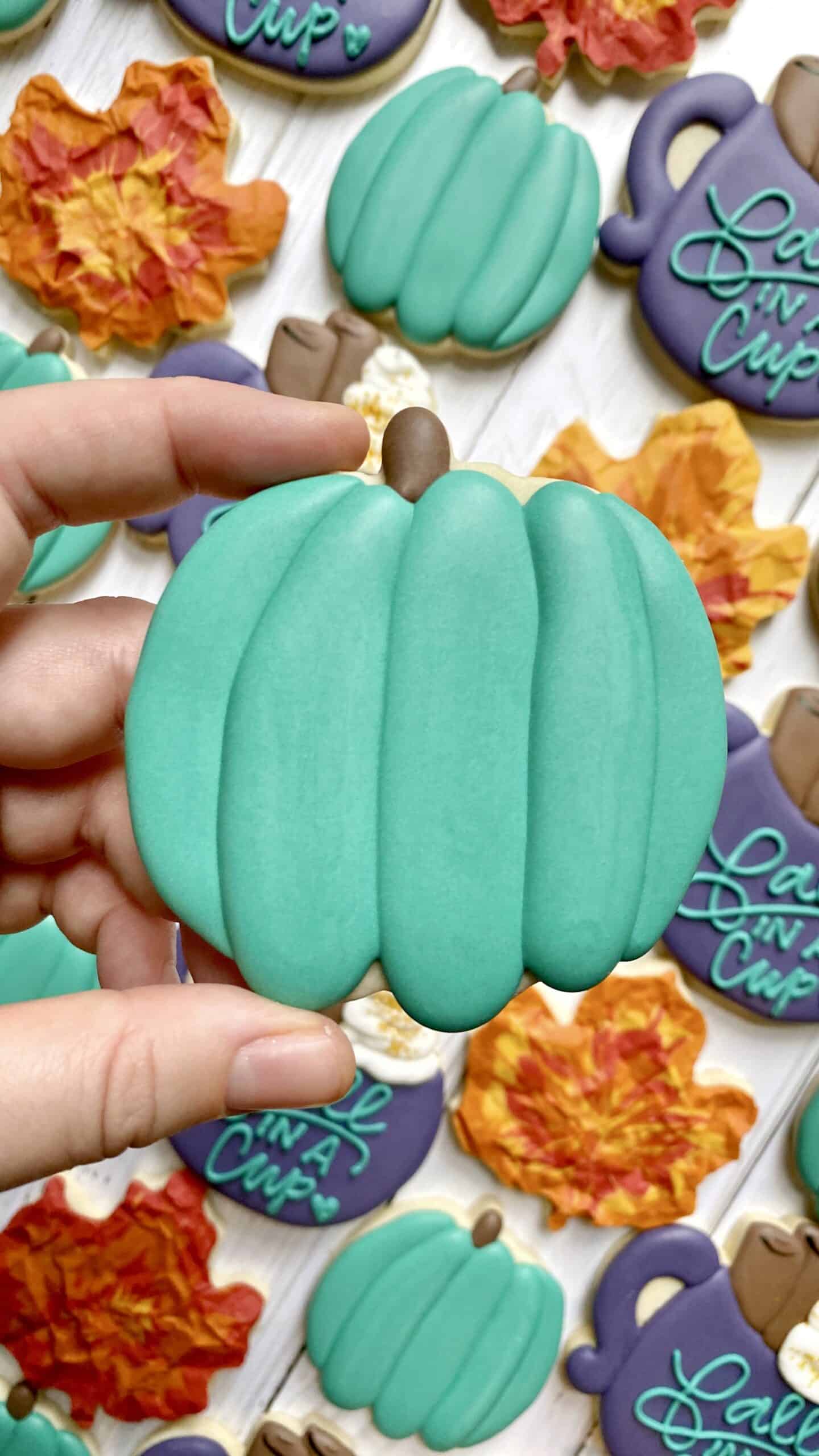 Pumpkin Shaped Cookies