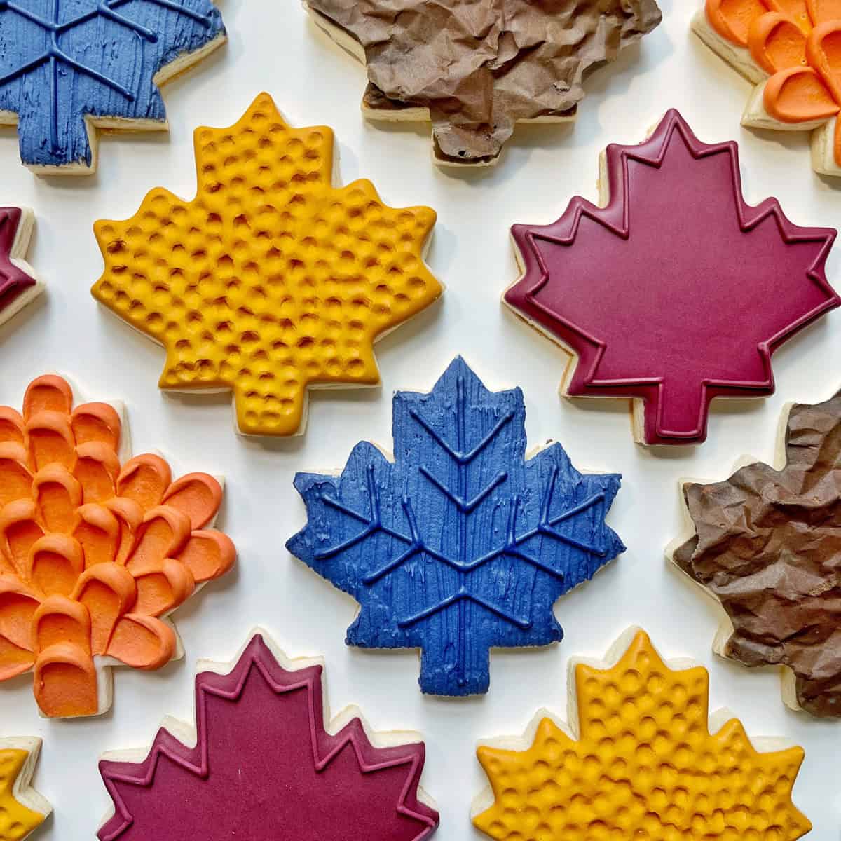 Easy Fall Leaf Cookies