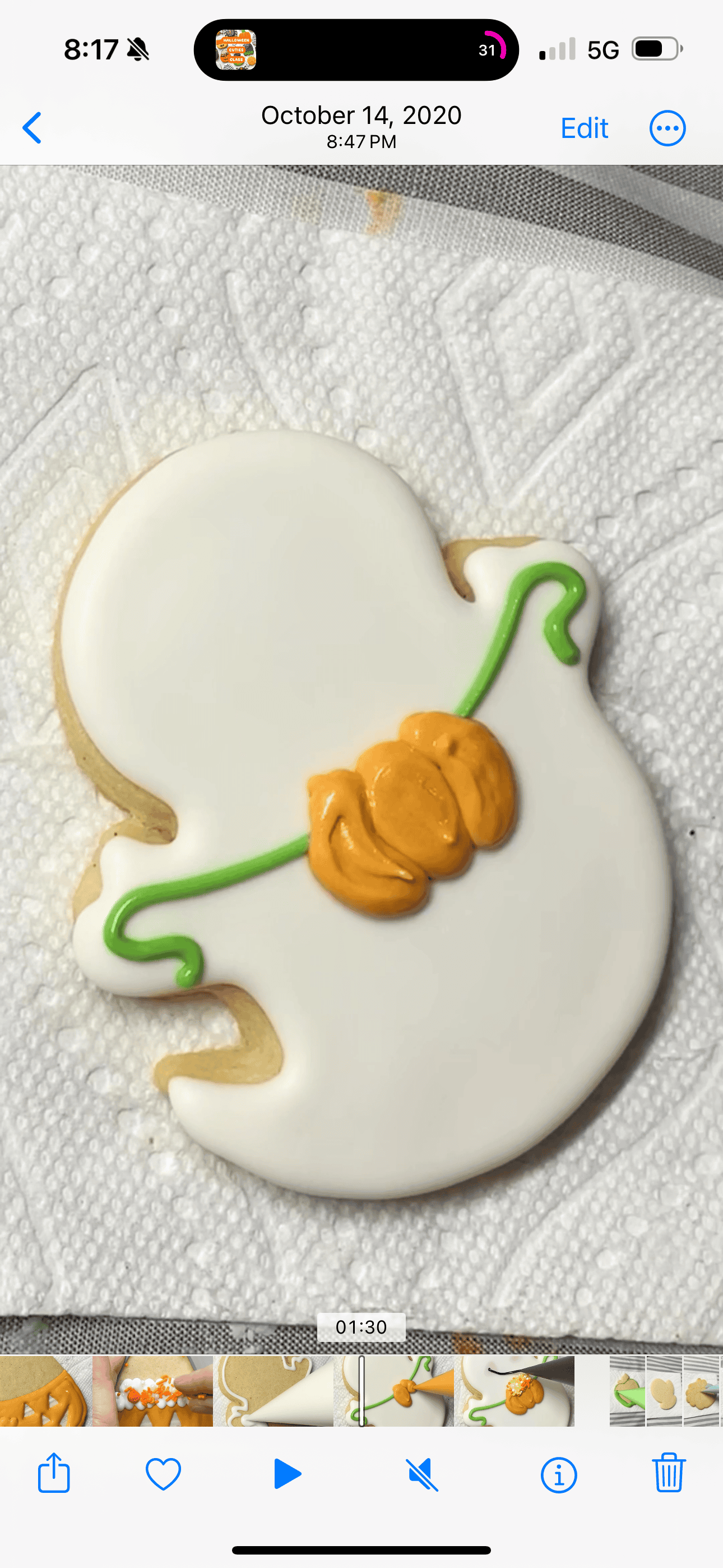 Ghost Halloween Cookies
