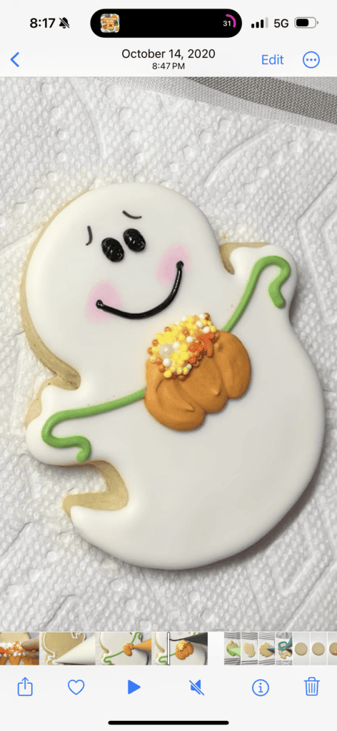 Ghost Halloween Cookies