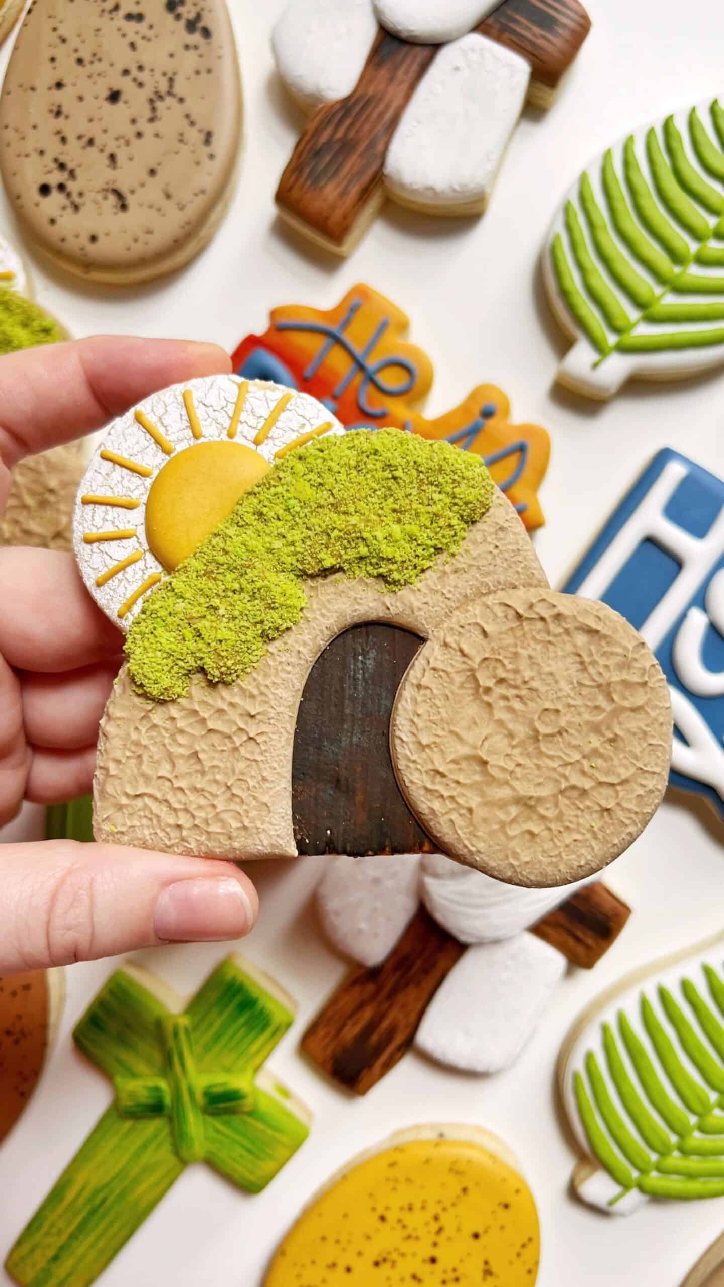 How to Make Edible Moss (or Grass) for Cookies