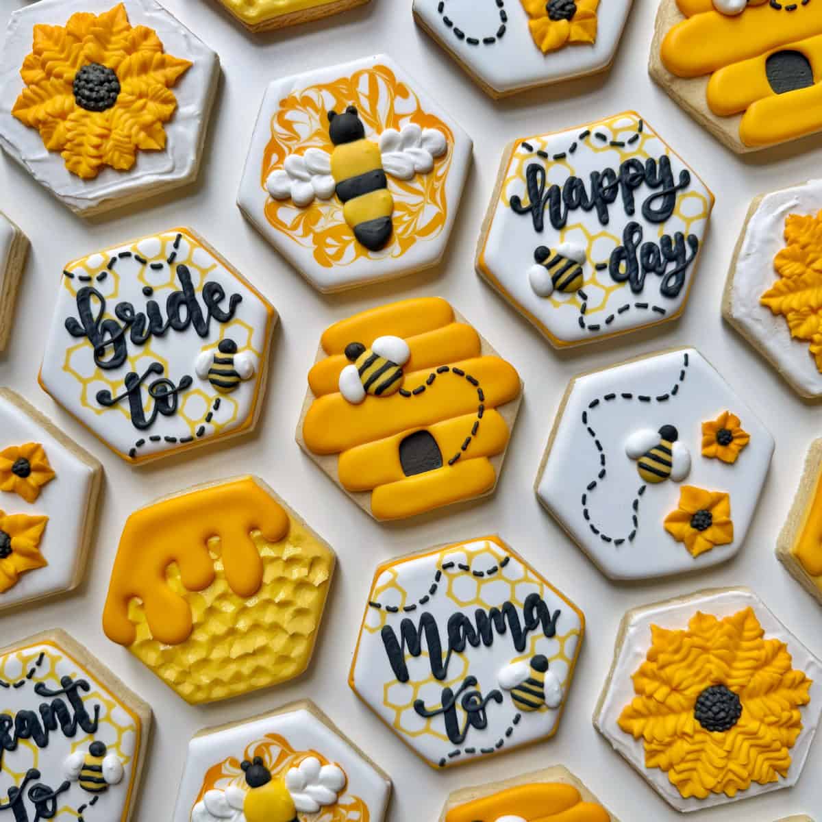Bee Cookies ~ For Bridal Shower, Birthday, Baby Shower, Wedding ...
