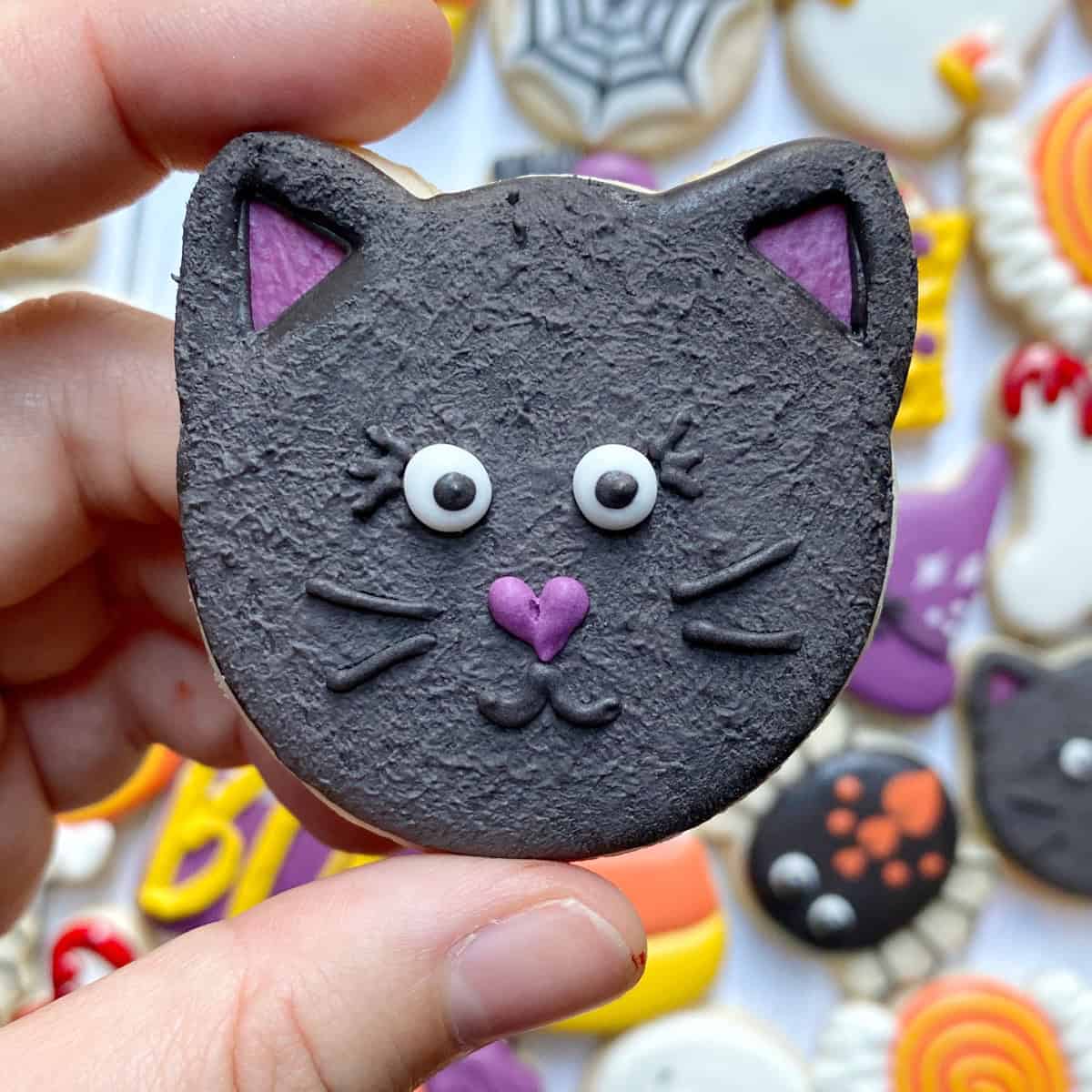 Mini Black Cat Cookies