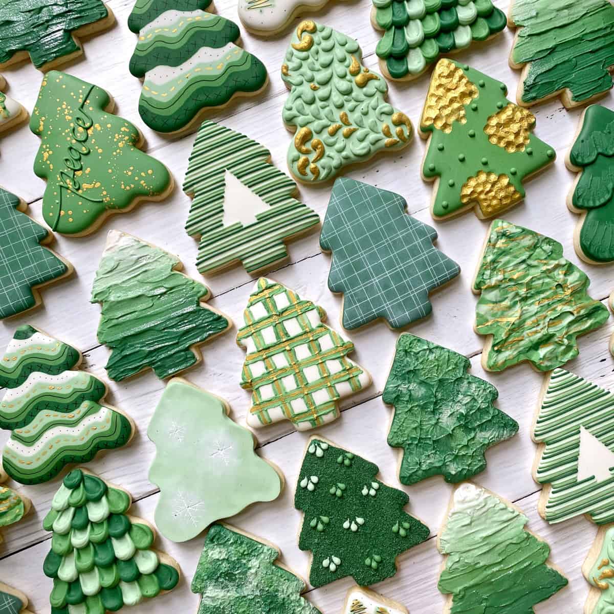Christmas Tree Cookies