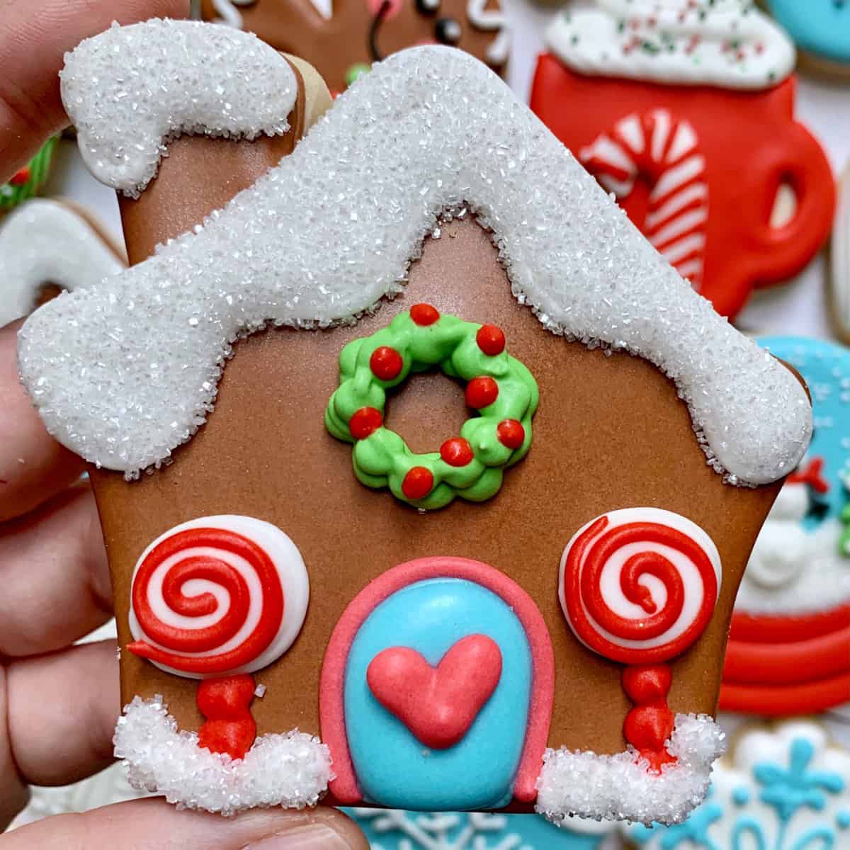 Gingerbread House Sugar Cookies